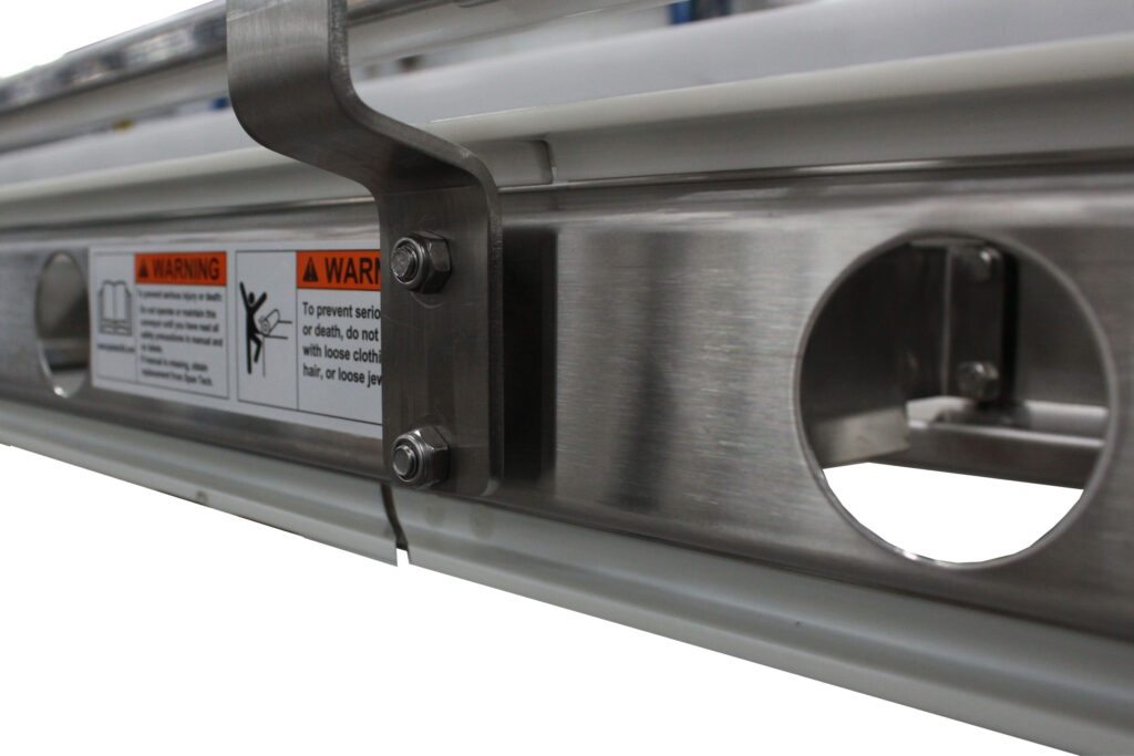 Span Tech Clean Out Holes | Easy Conveyor Maintenance & Cleanability