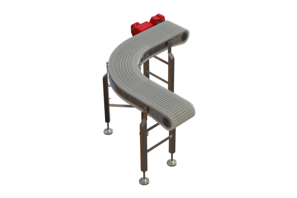 Curved Conveyor | Custom Curved Chain Conveyor Systems - Span Tech ...